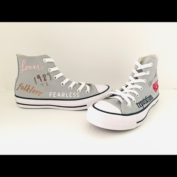 Converse | Shoes | Taylor Swift Converse High Top Shoes | Poshmark
